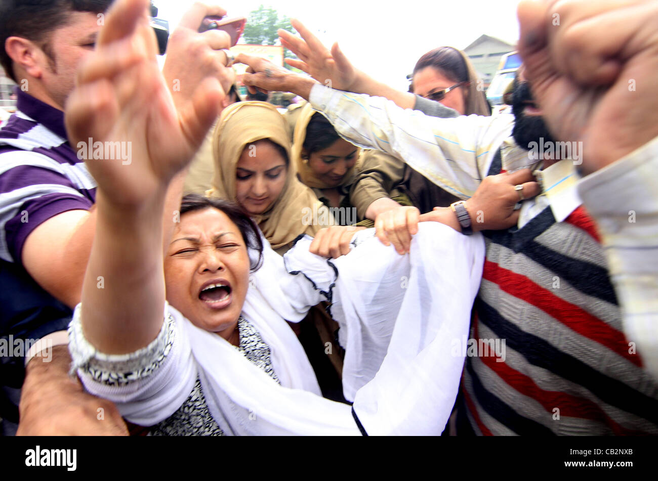 Indian police arrest hi-res stock photography and images - Alamy