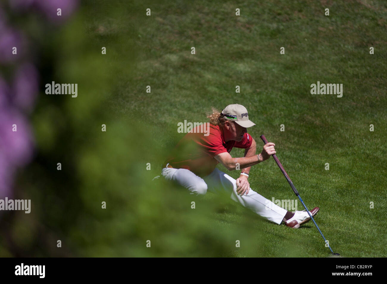 Miguel angel jimenez at the bmw pga championship hi-res stock ...
