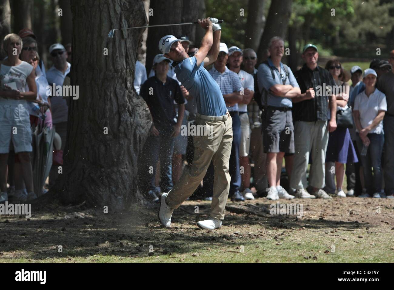 26.05.2012 Wentworth, England. Federico Colombo (ITA) in action during ...