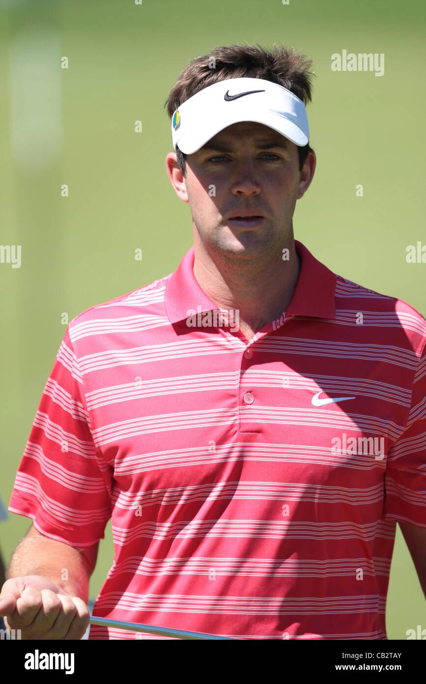26.05.2012 Wentworth, England. Scott Jamieson (SCO) in action during ...