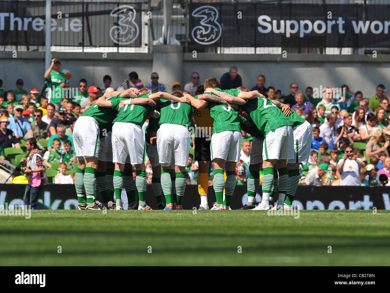 26.05.2012 Dublin, Ireland. Republic of Ireland v Bosnia and ...