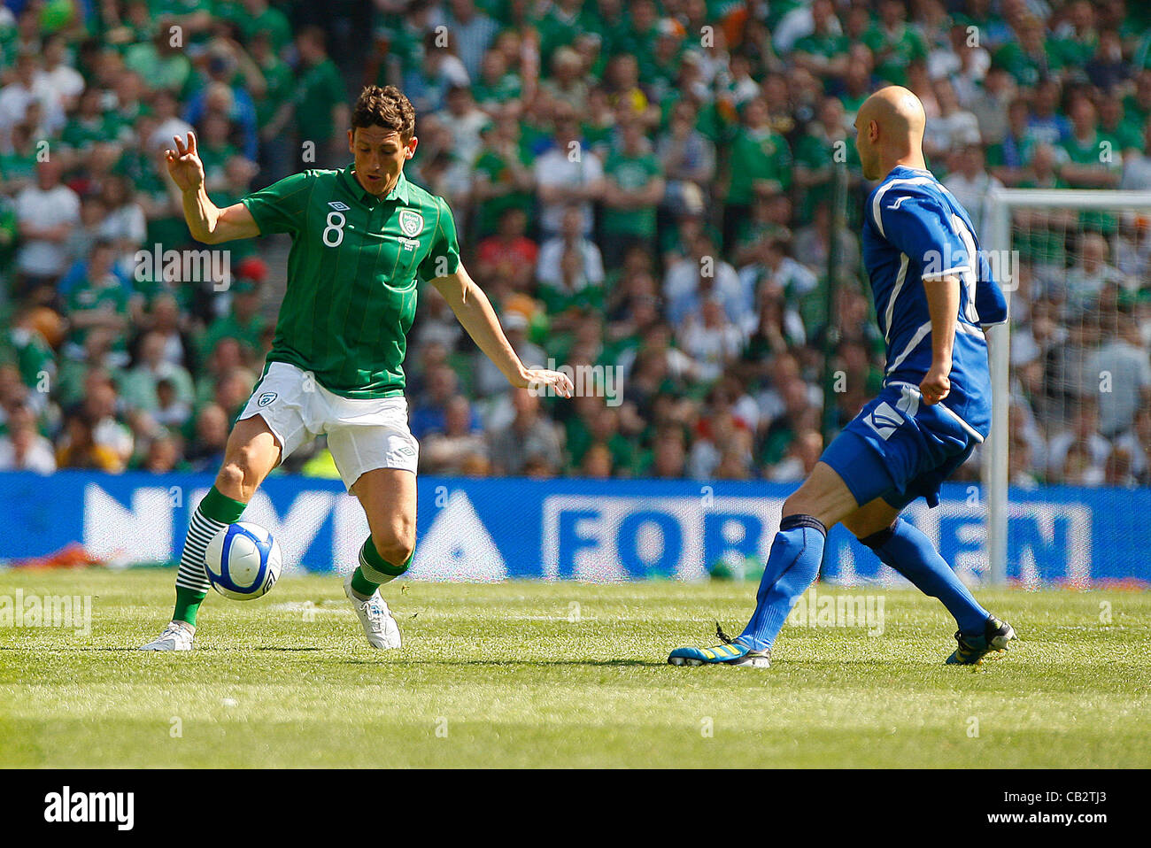 26.05.2012 - Dublin, Ireland, Keith Andrews of Rep of Ireland ...