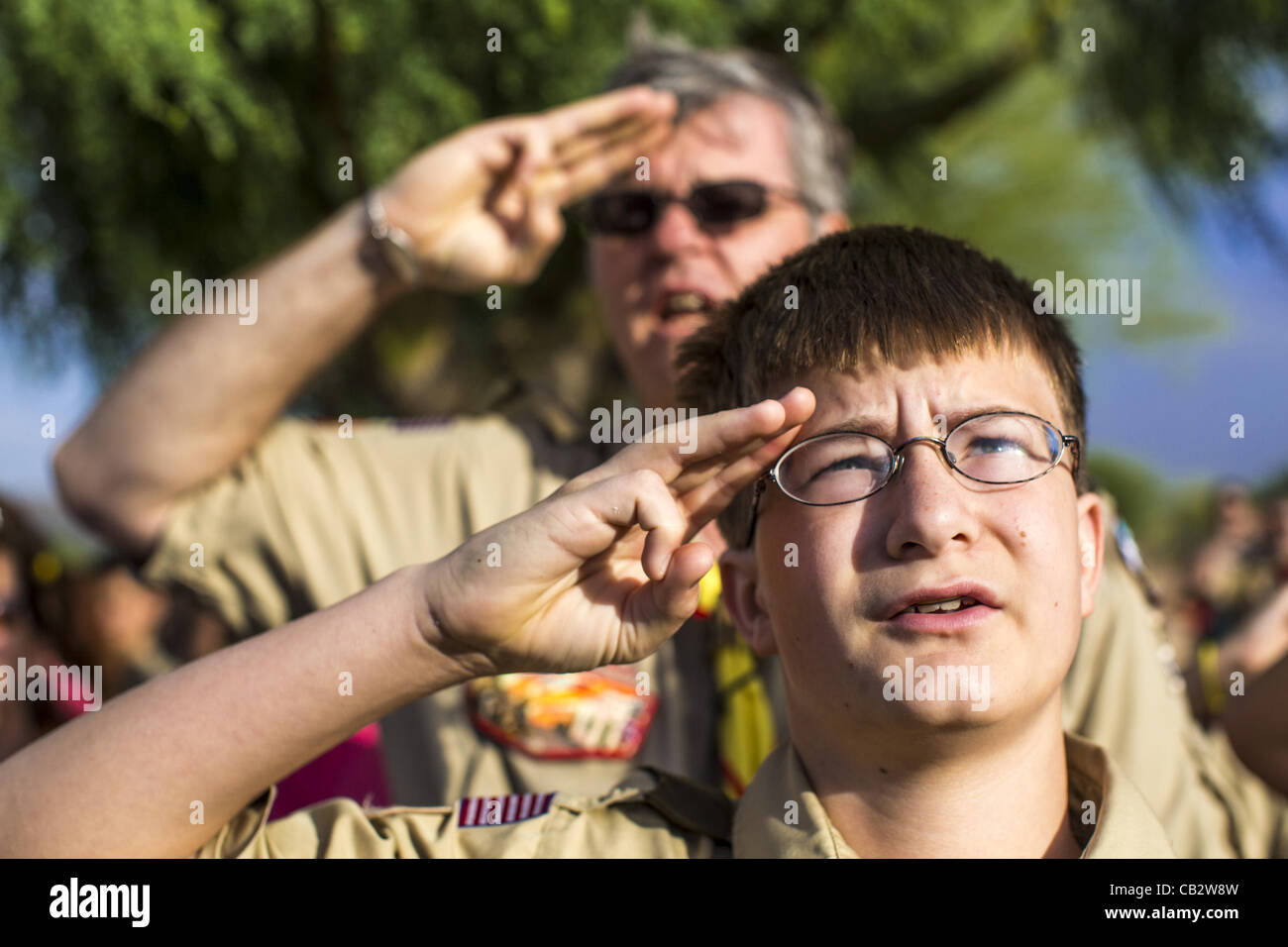 Boy scout troop hi-res stock photography and images - Alamy