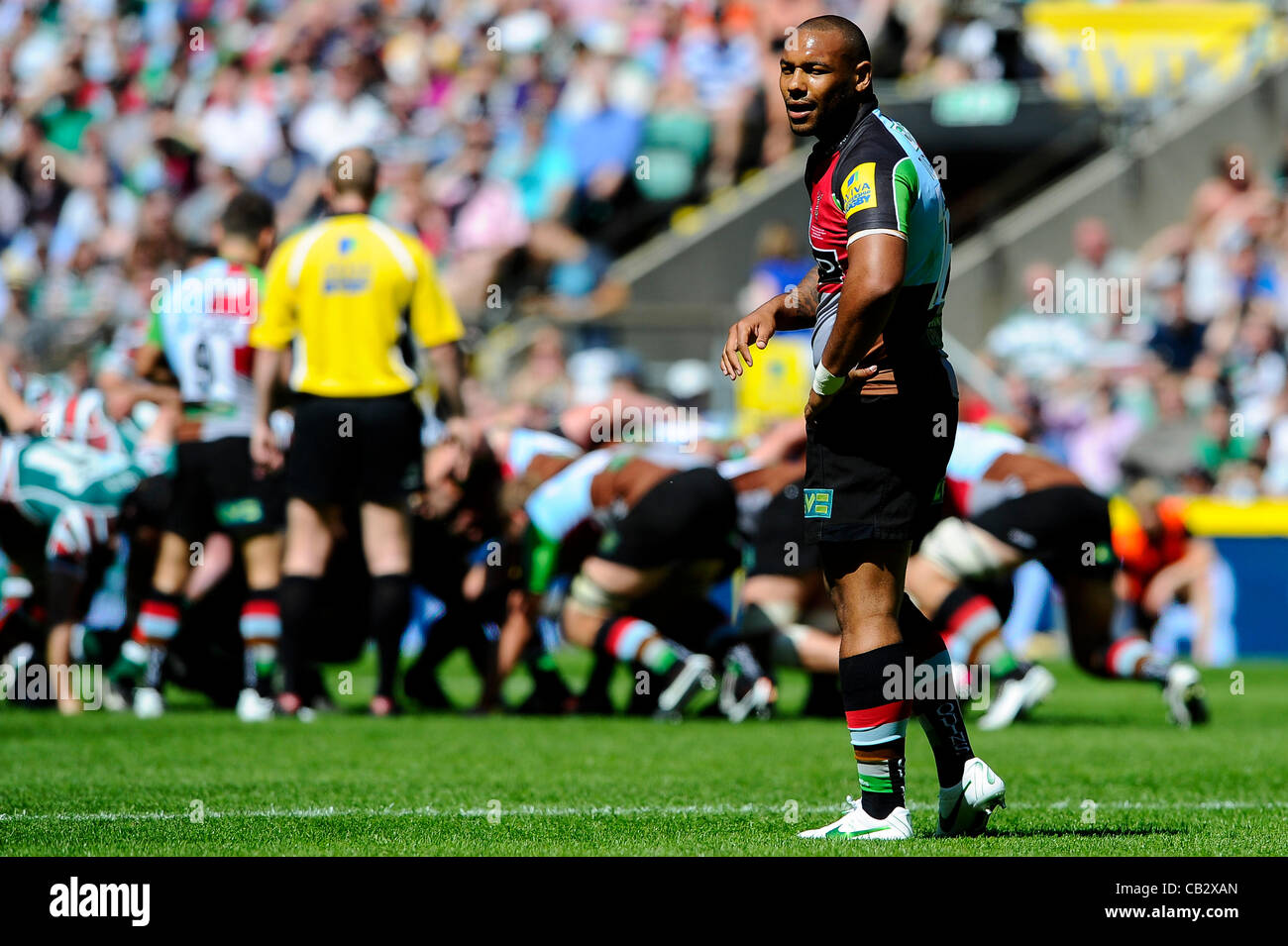 26.05.2012 Richmond, England. Harlequins Inside Centre (#12) Jordan ...