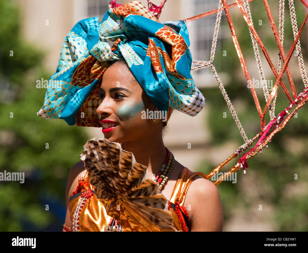 Exotic, bright designs, tropical extravagant, multi-coloured saturated ...