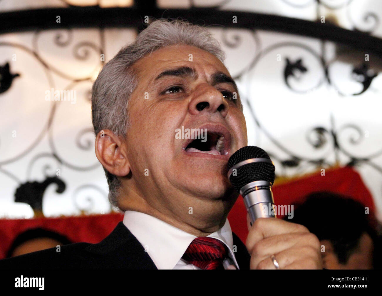 May 26, 2012 - Cairo, Cairo, Egypt - Egyptian presidential candidate ...