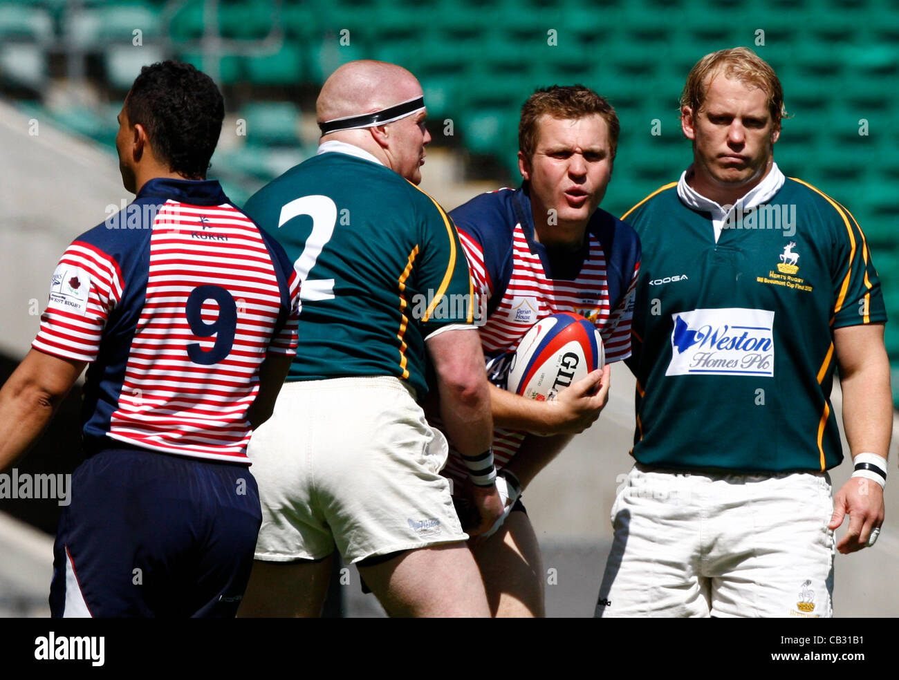 27.05.12 Twickenham Stadium, ENGLAND: Sam Beaumont of Lancashire during ...