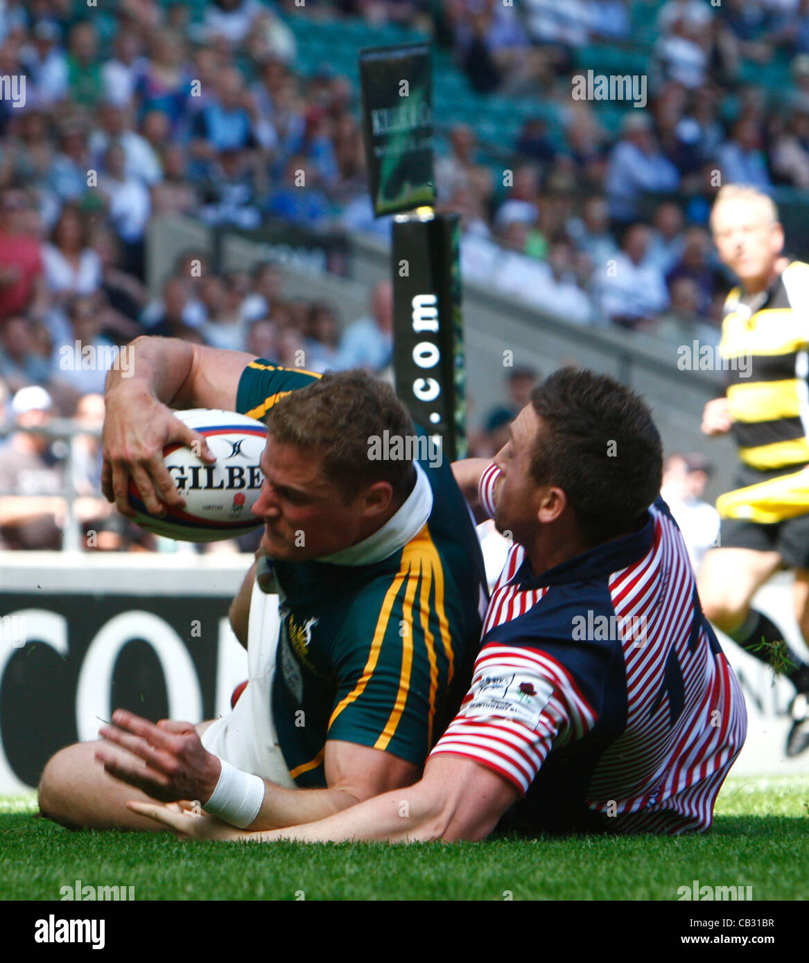 27.05.12 Twickenham Stadium, ENGLAND: Warren Spragg of Lancashire ...
