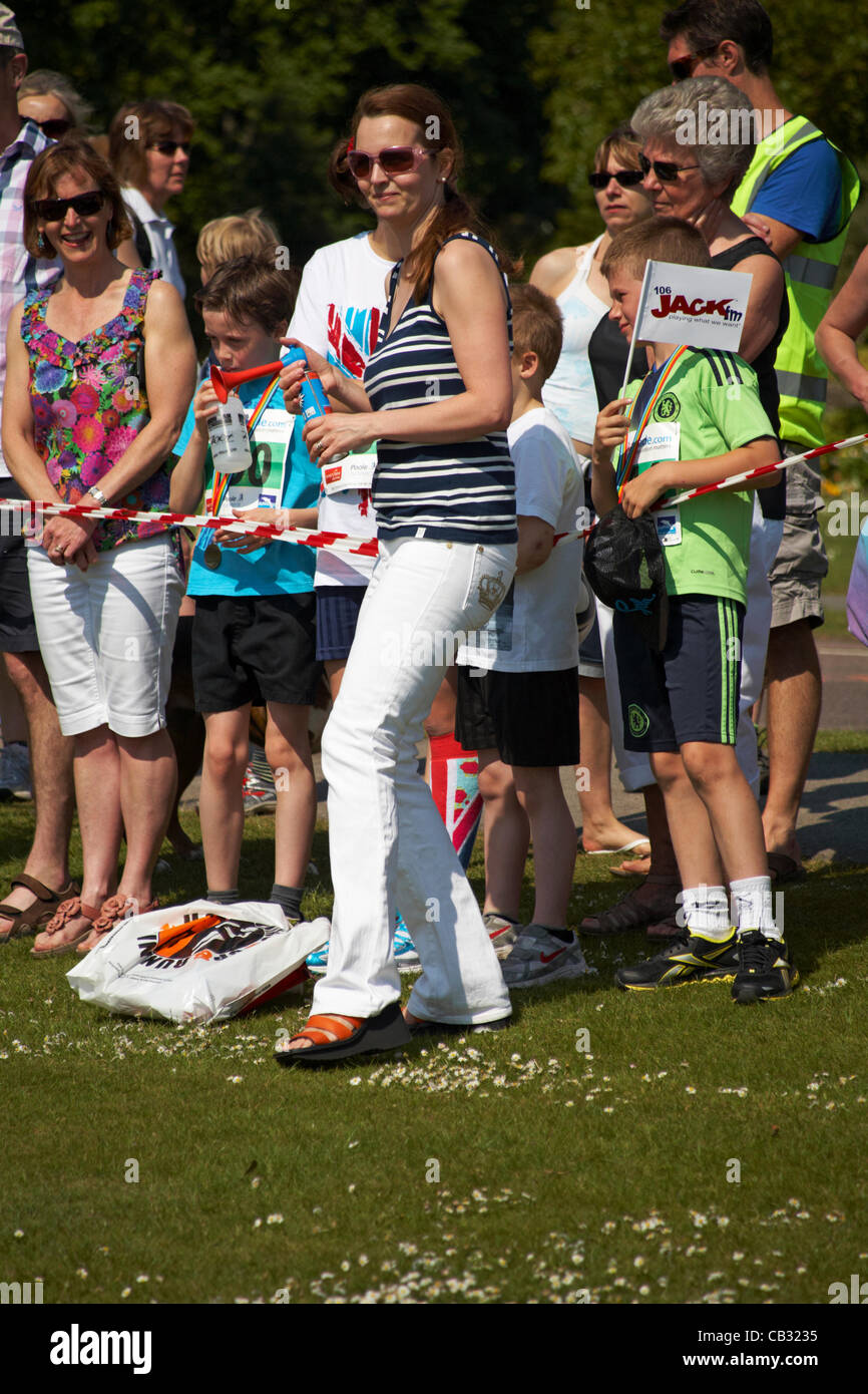 Poole, Dorset, UK Sunday 27 May 2012. Debra Stephenson, actress and ...