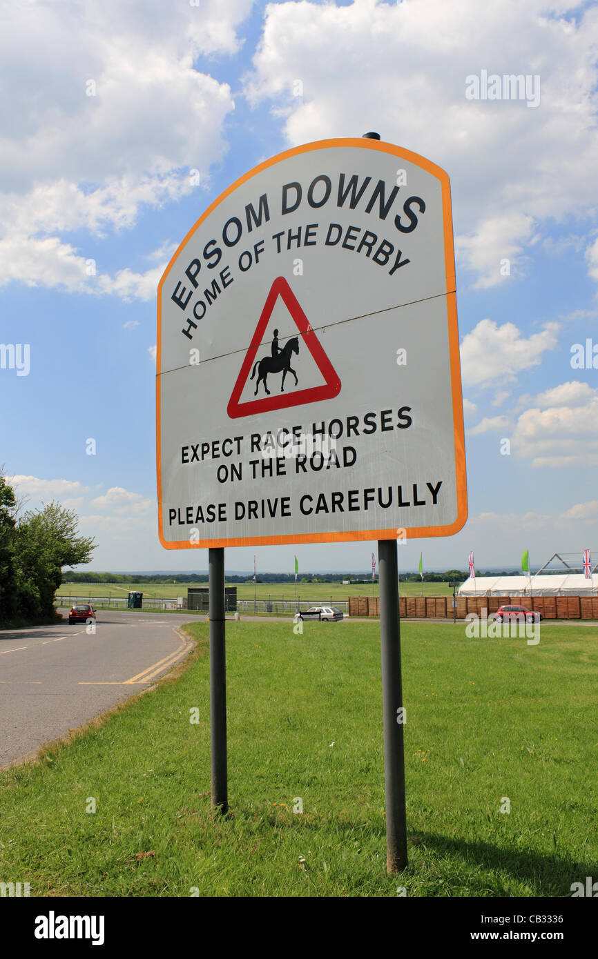 Epsom downs racecourse home derby hi-res stock photography and images ...
