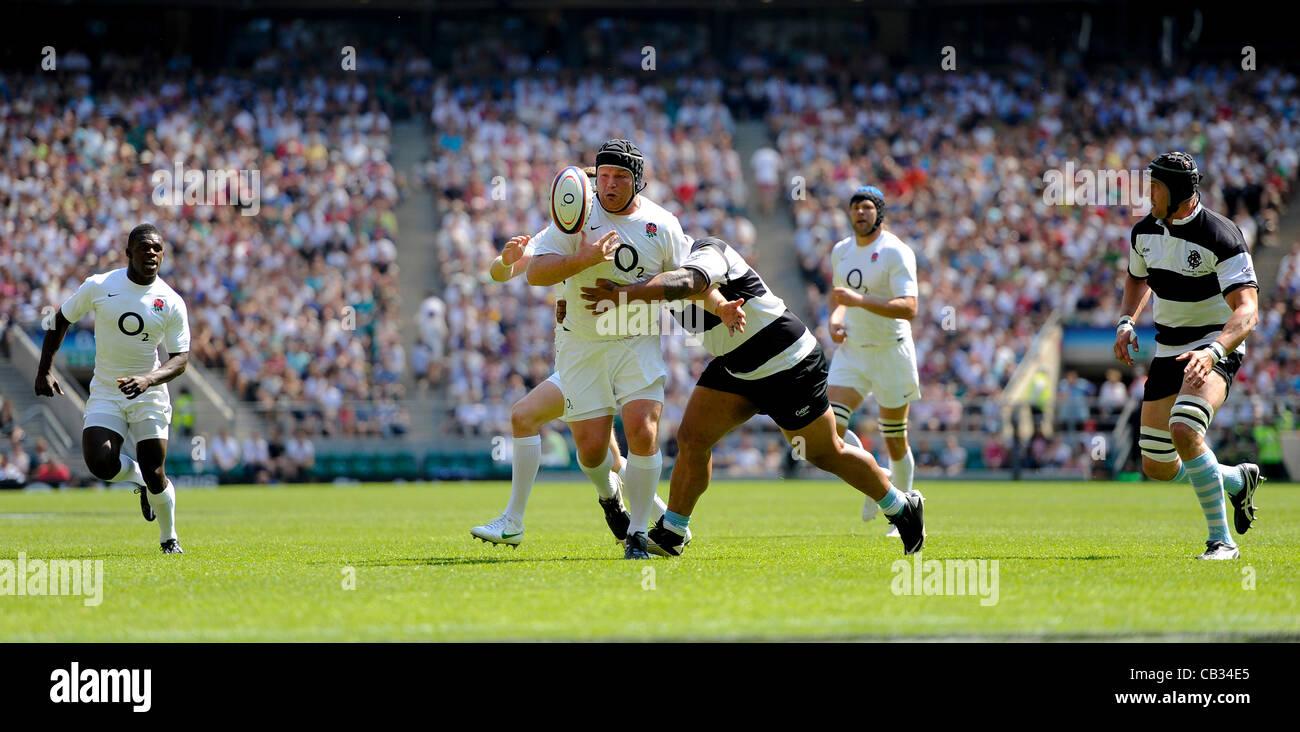 27.05.2012 London, England. Kilik Cup England v Barbarians. England's ...