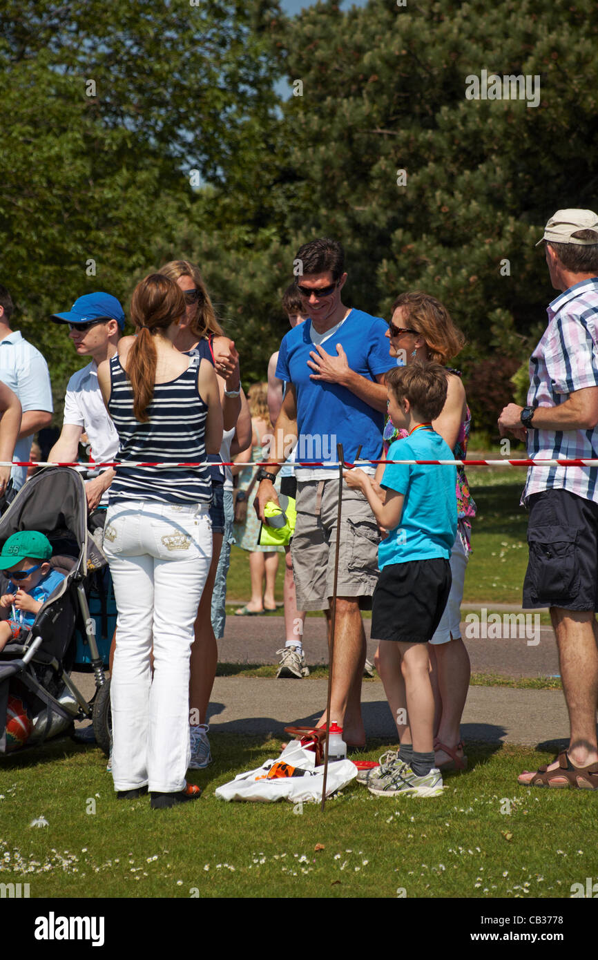Poole, Dorset, UK Sunday 27 May 2012. Debra Stephenson, actress and ...