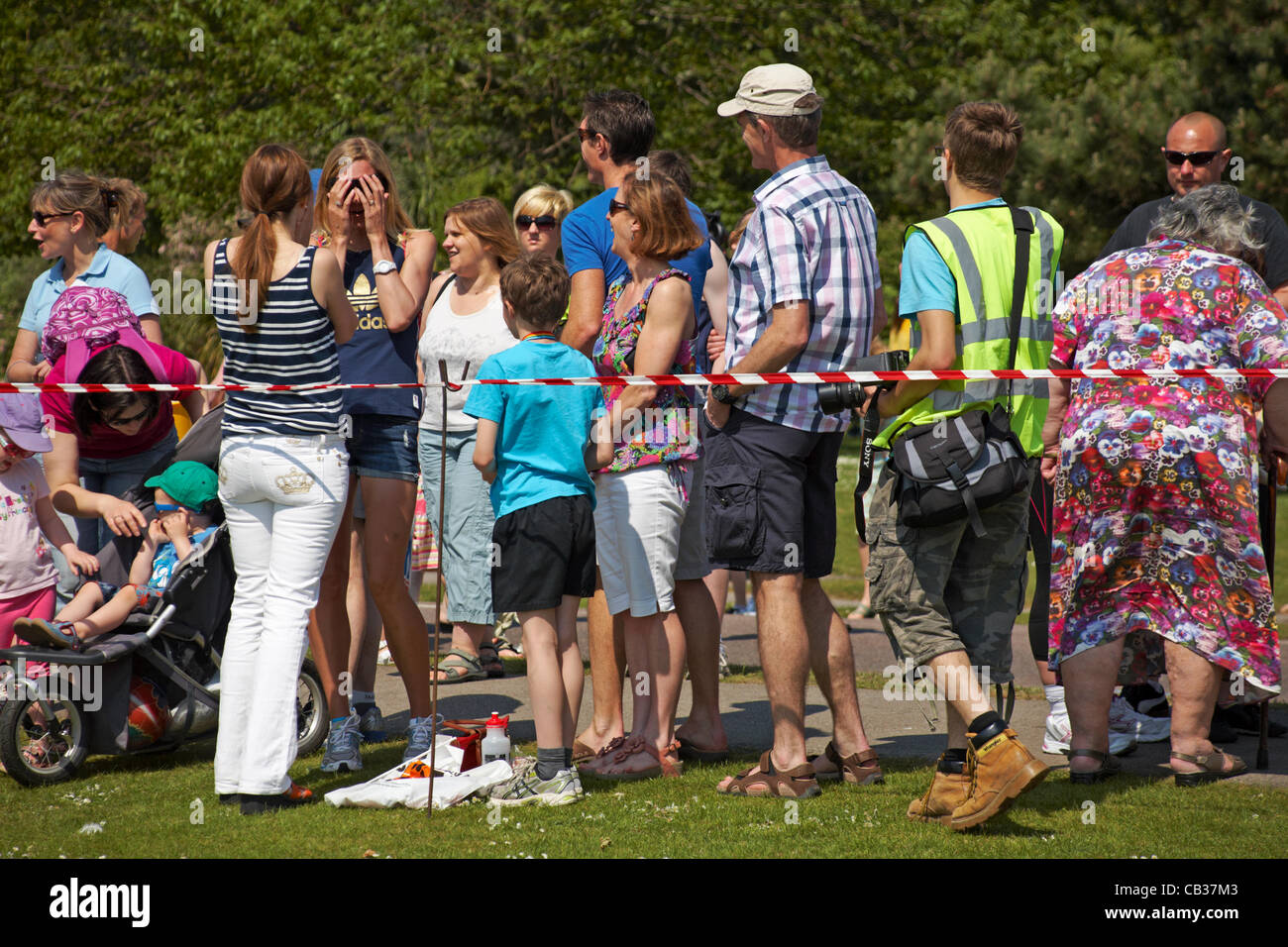 Poole, Dorset, UK Sunday 27 May 2012. Debra Stephenson, actress and ...