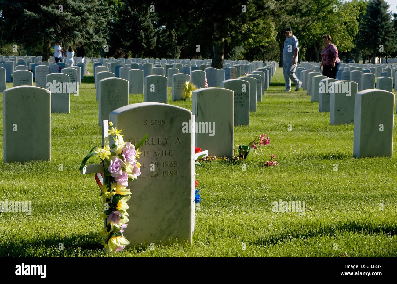 Fort logan national cemetery hi-res stock photography and images - Alamy
