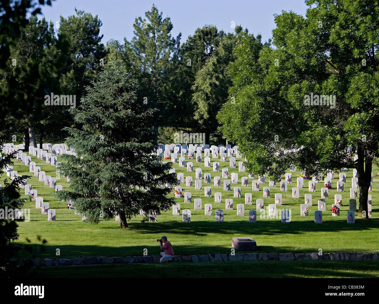 Fort logan national cemetery hi-res stock photography and images - Alamy