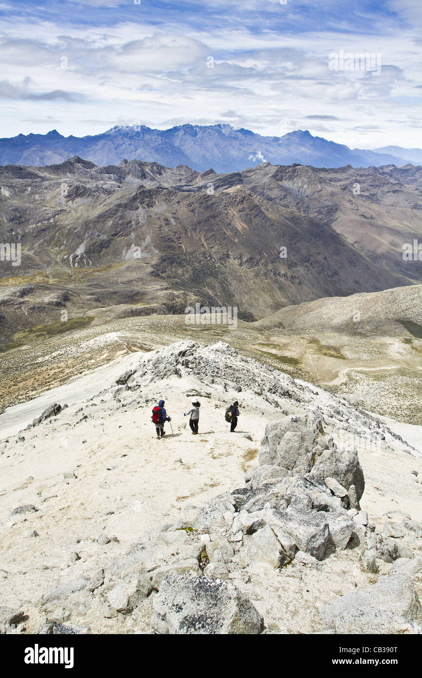 May 13, 2012 - Merida, Merida, Venezuela - View from the summit of Pico ...