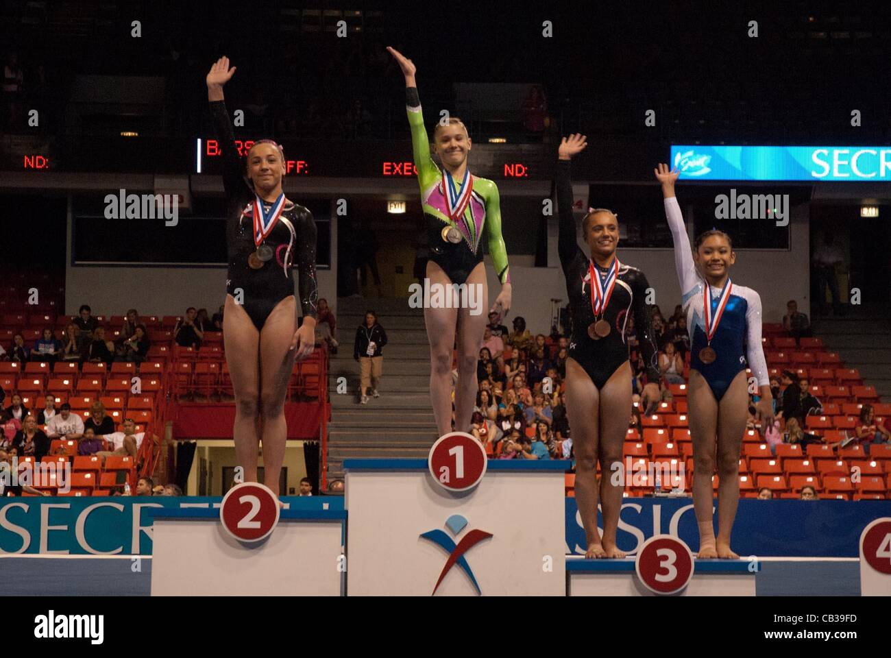 Women's Balancing Beam Winners: Left to Right Amelia Hundley;, Madison ...