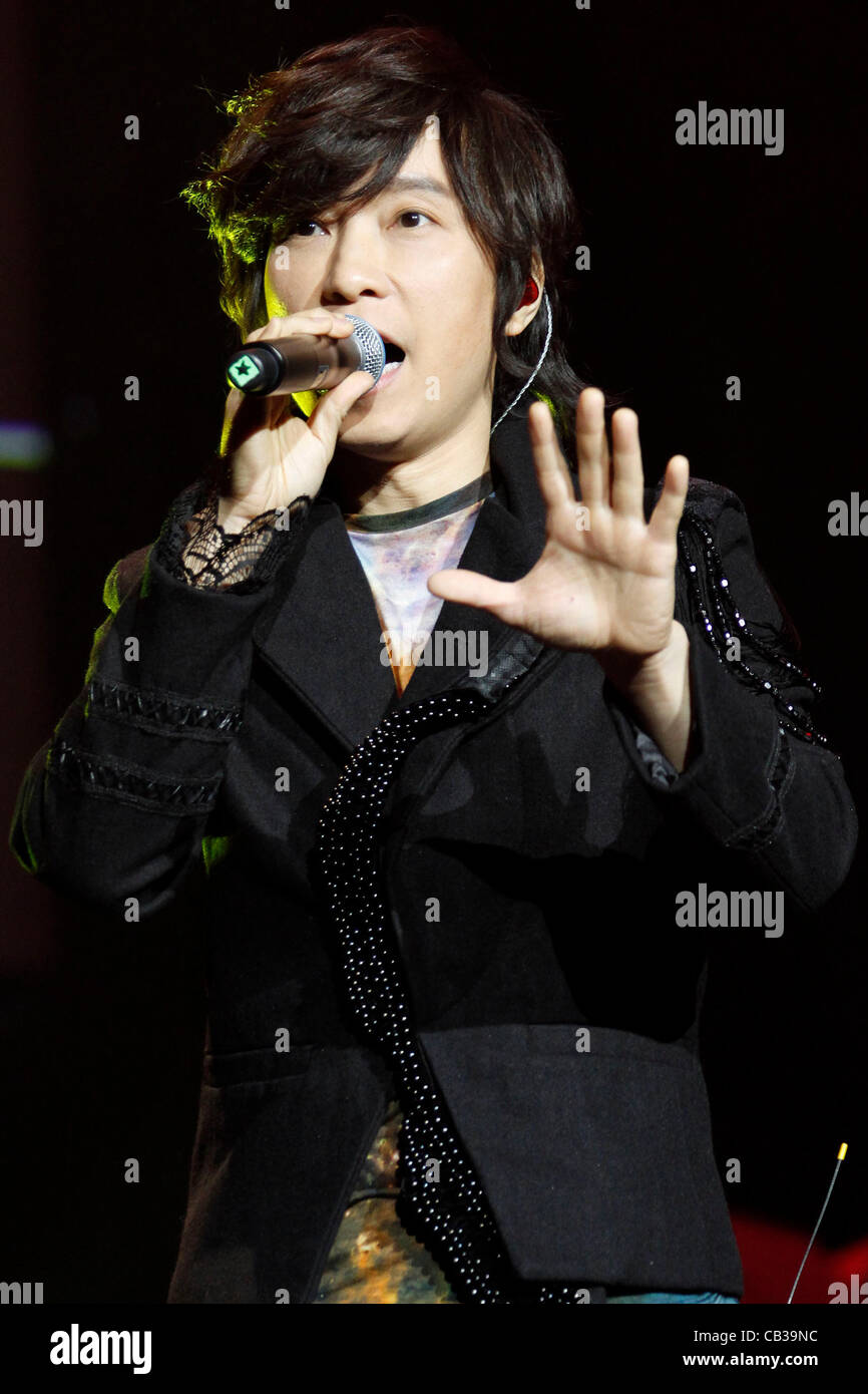May 27, 2012 - Orillia, Canada - Taiwanese singer Samuel Toi performs ...