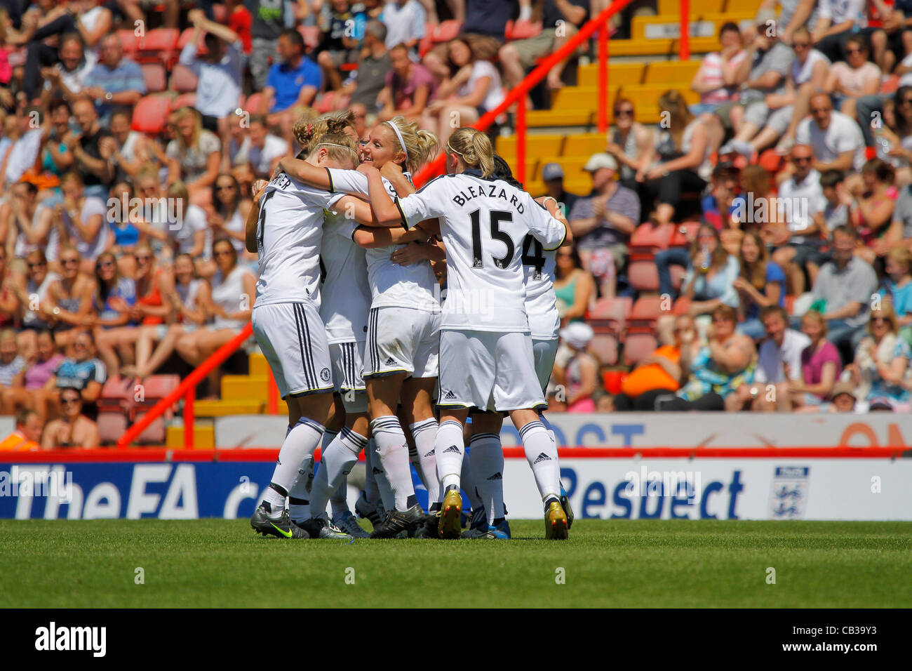 26.05.2012, Ashton Gate, England. Chelsea v Birmingham. The Womens FA ...