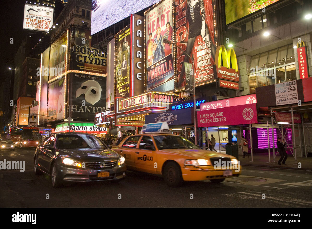 Times Square area in Manhattan Stock Photo - Alamy