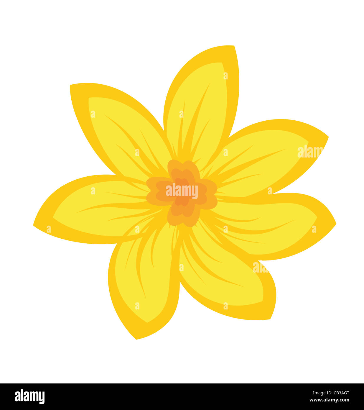 Illustration of beautiful flower. Vector Stock Photo - Alamy