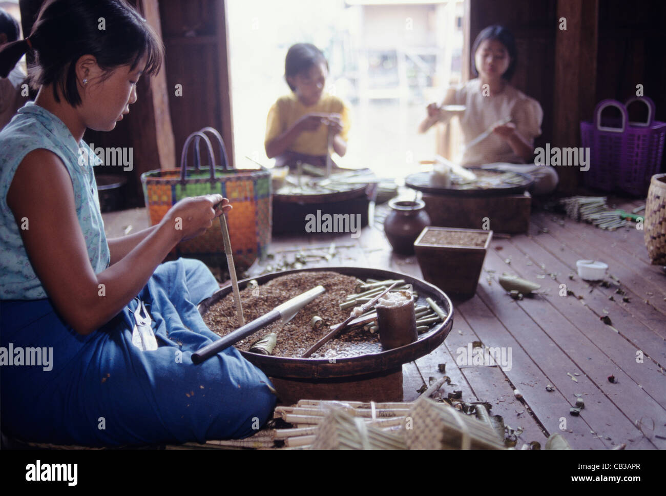 Burmese cheroots hi-res stock photography and images - Alamy