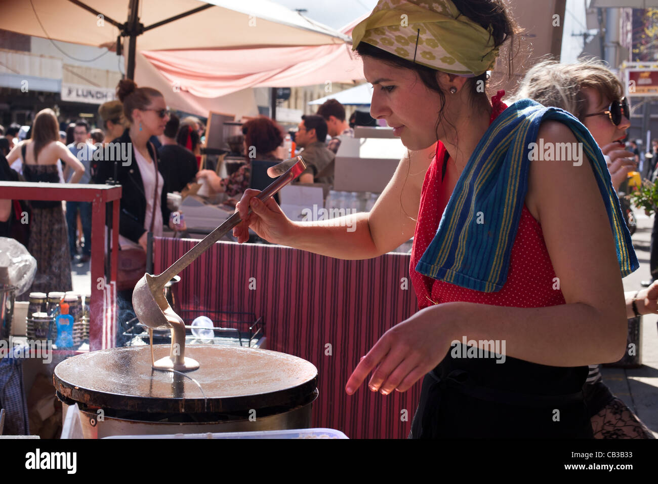 Crepes stall hi-res stock photography and images - Alamy