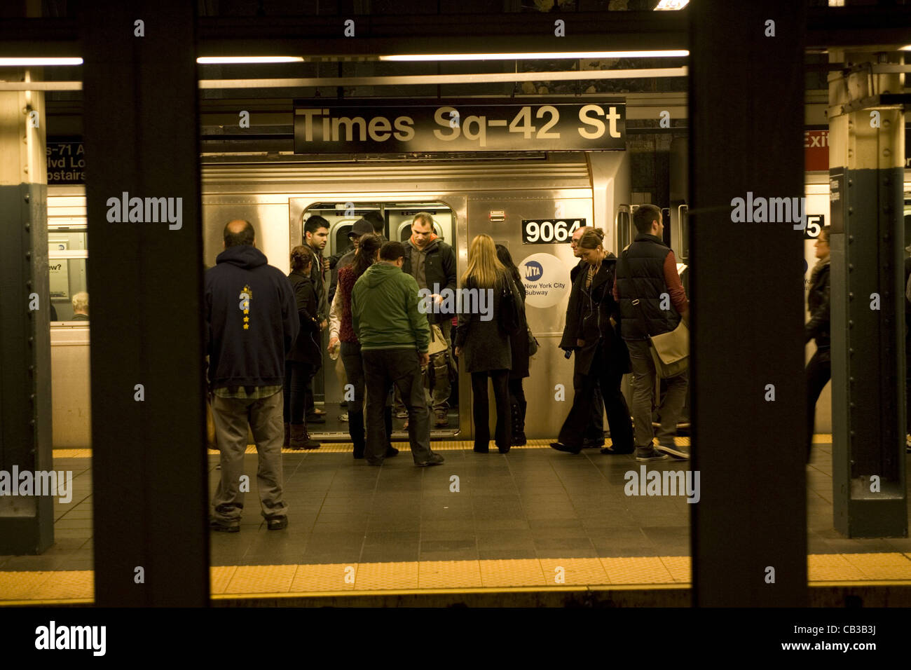 Times Square/42nd St. subway station in New York City Stock Photo - Alamy