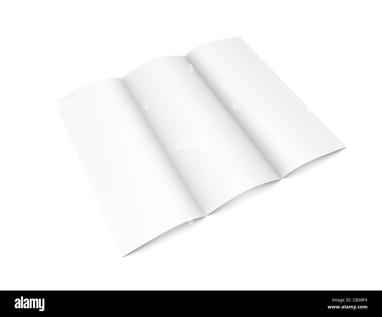 3 fold brochure template Cut Out Stock Images & Pictures - Alamy
