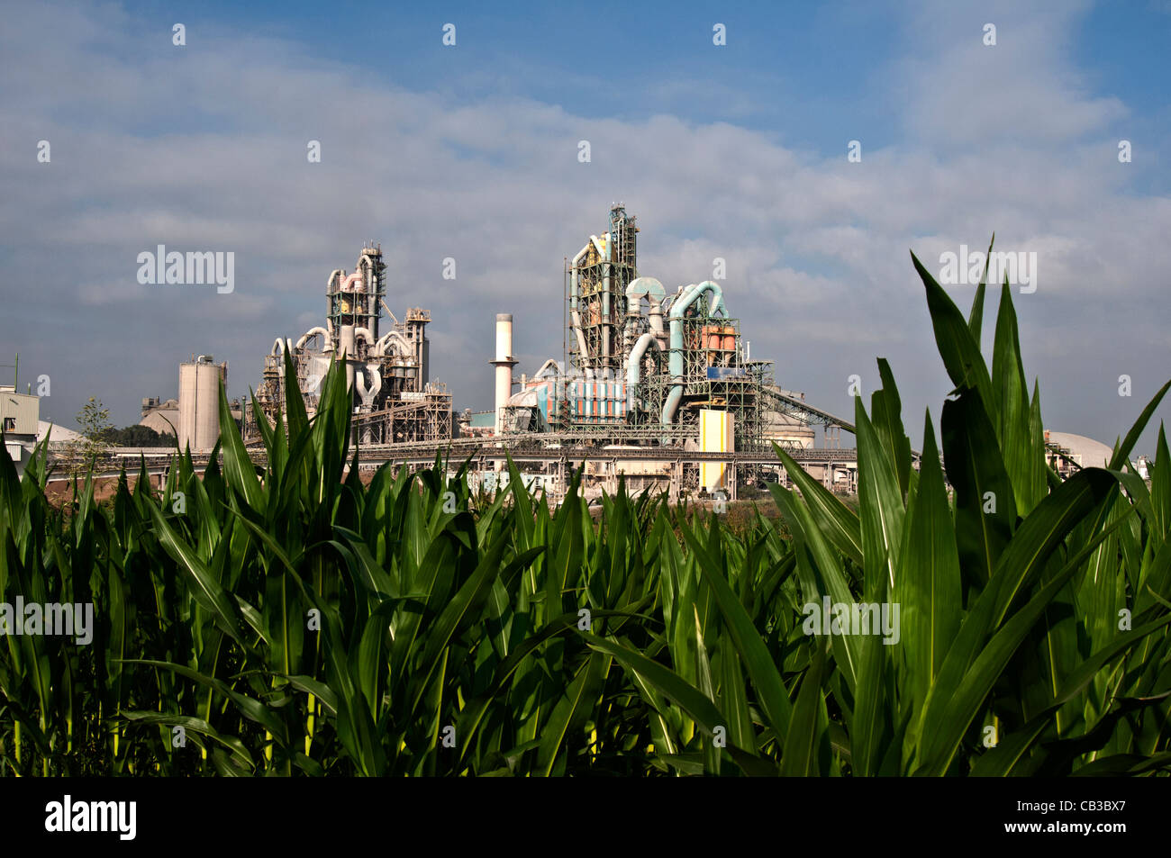 Ramleh, on the Via Maris ,Israel. The Ramla Cement works Stock Photo ...