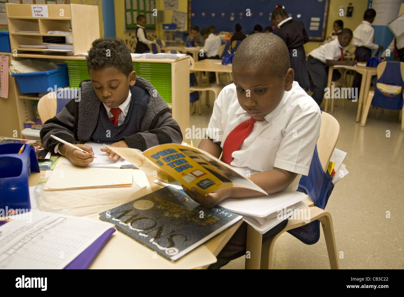 American Children In Classroom