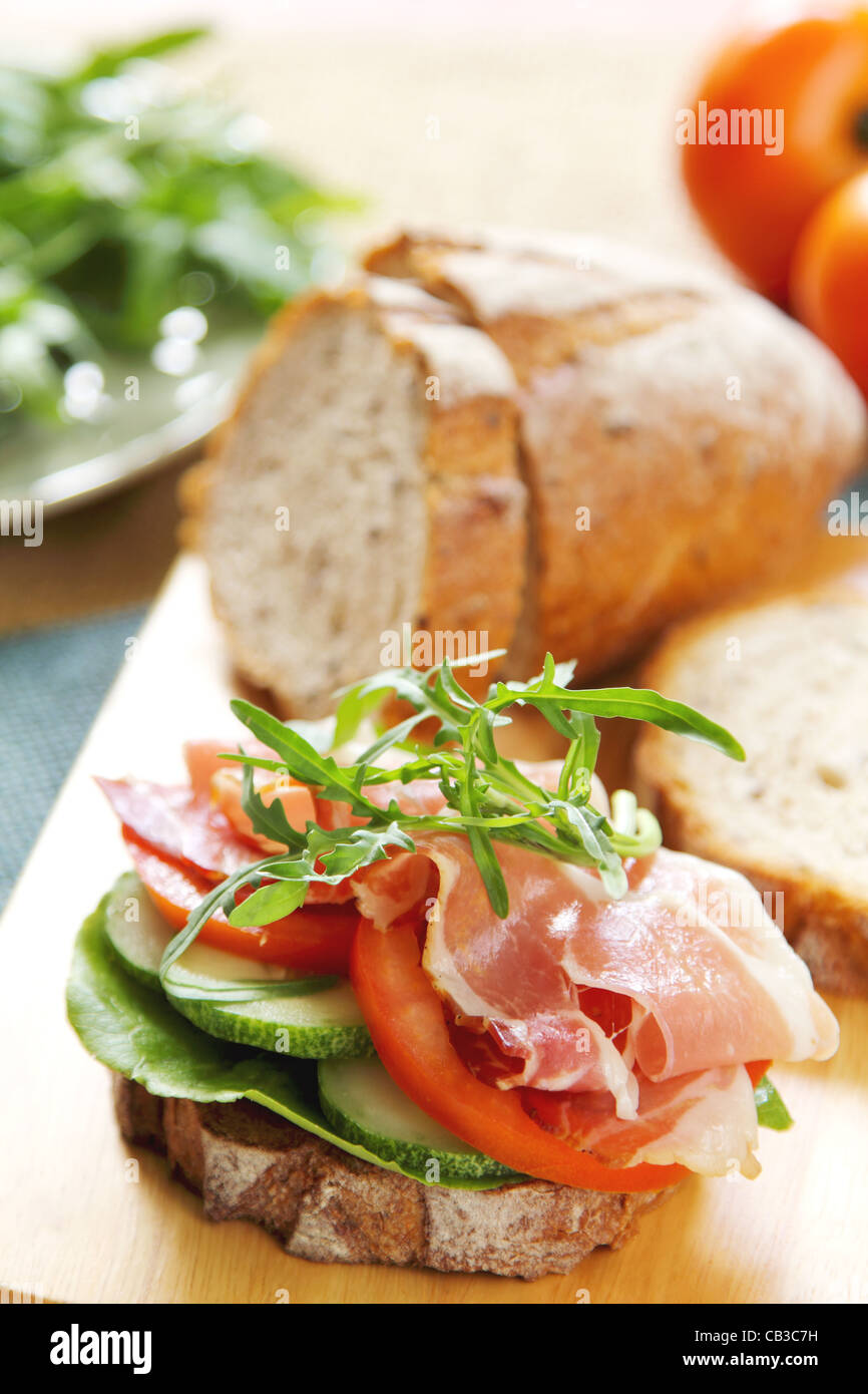 Ham sandwich hi-res stock photography and images - Alamy