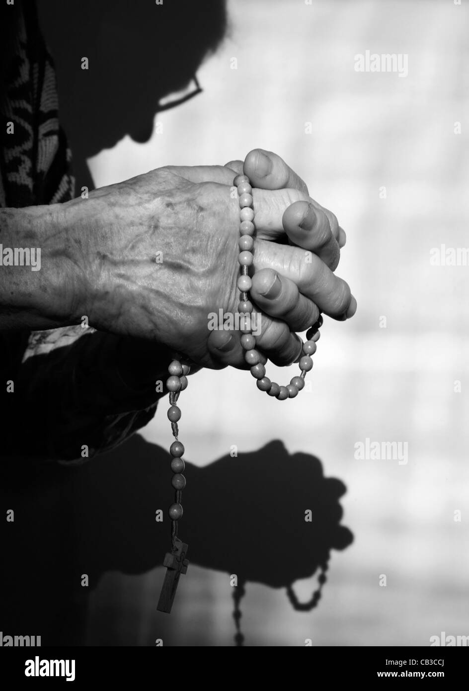 Prayer religion Black and White Stock Photos & Images - Alamy