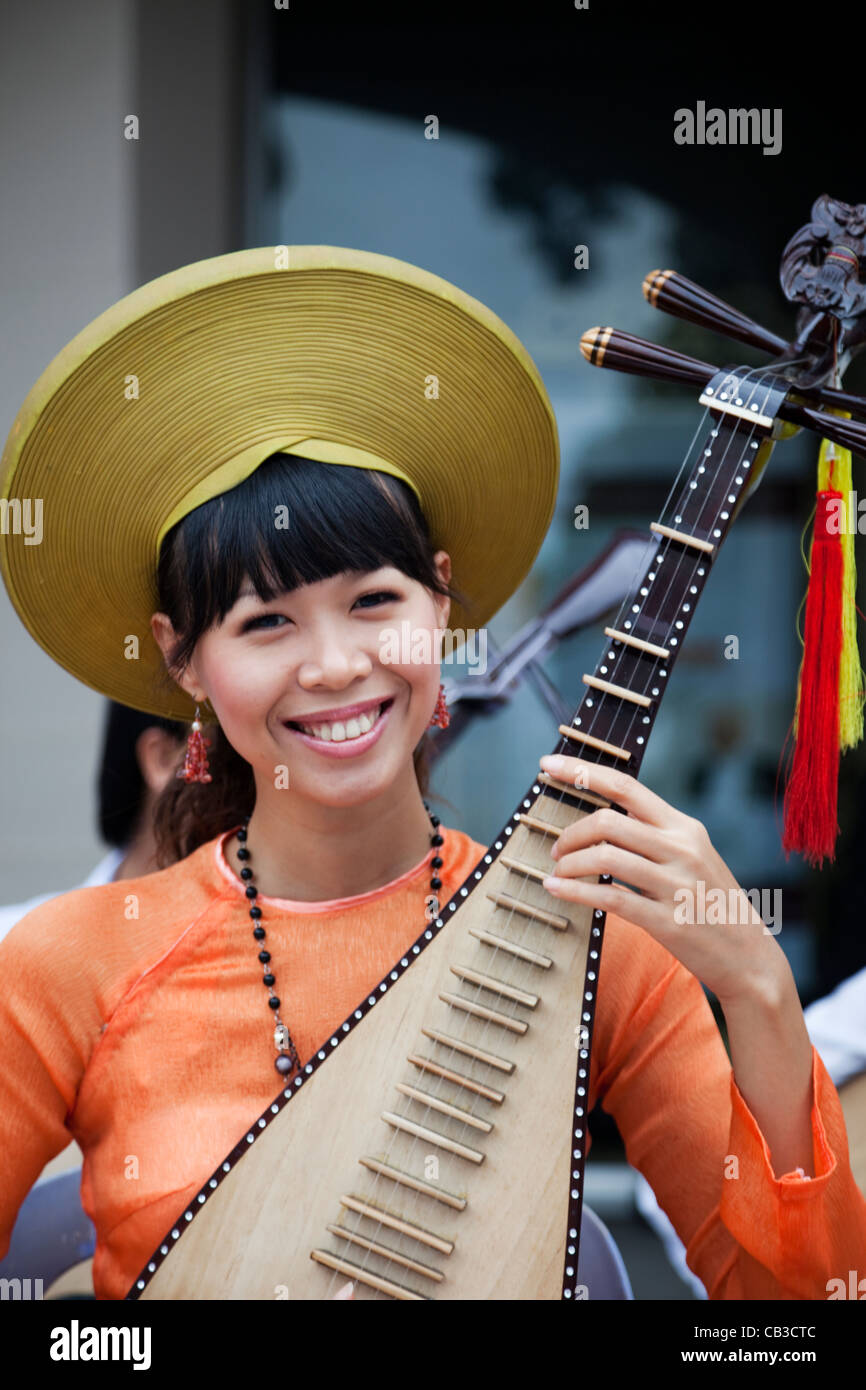 Vietnam, Ho Chi Minh City, The Opera House, Traditional Music Concert ...