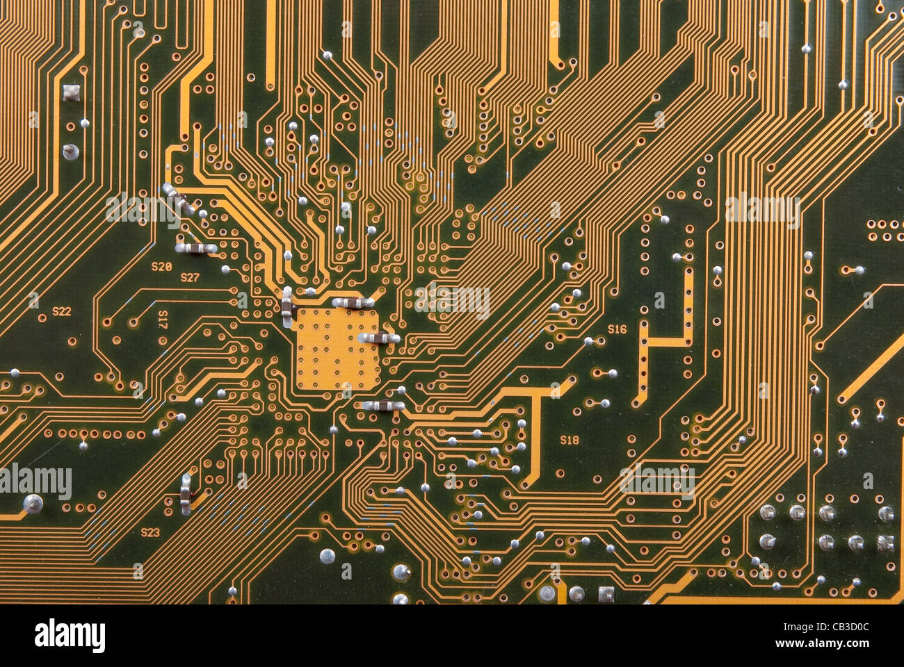 Electronic circuit plate background Stock Photo - Alamy
