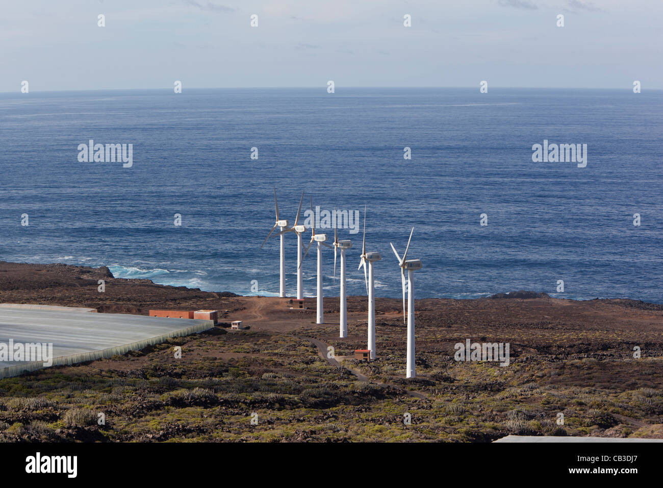 Spain wind energy landscape hi-res stock photography and images - Alamy