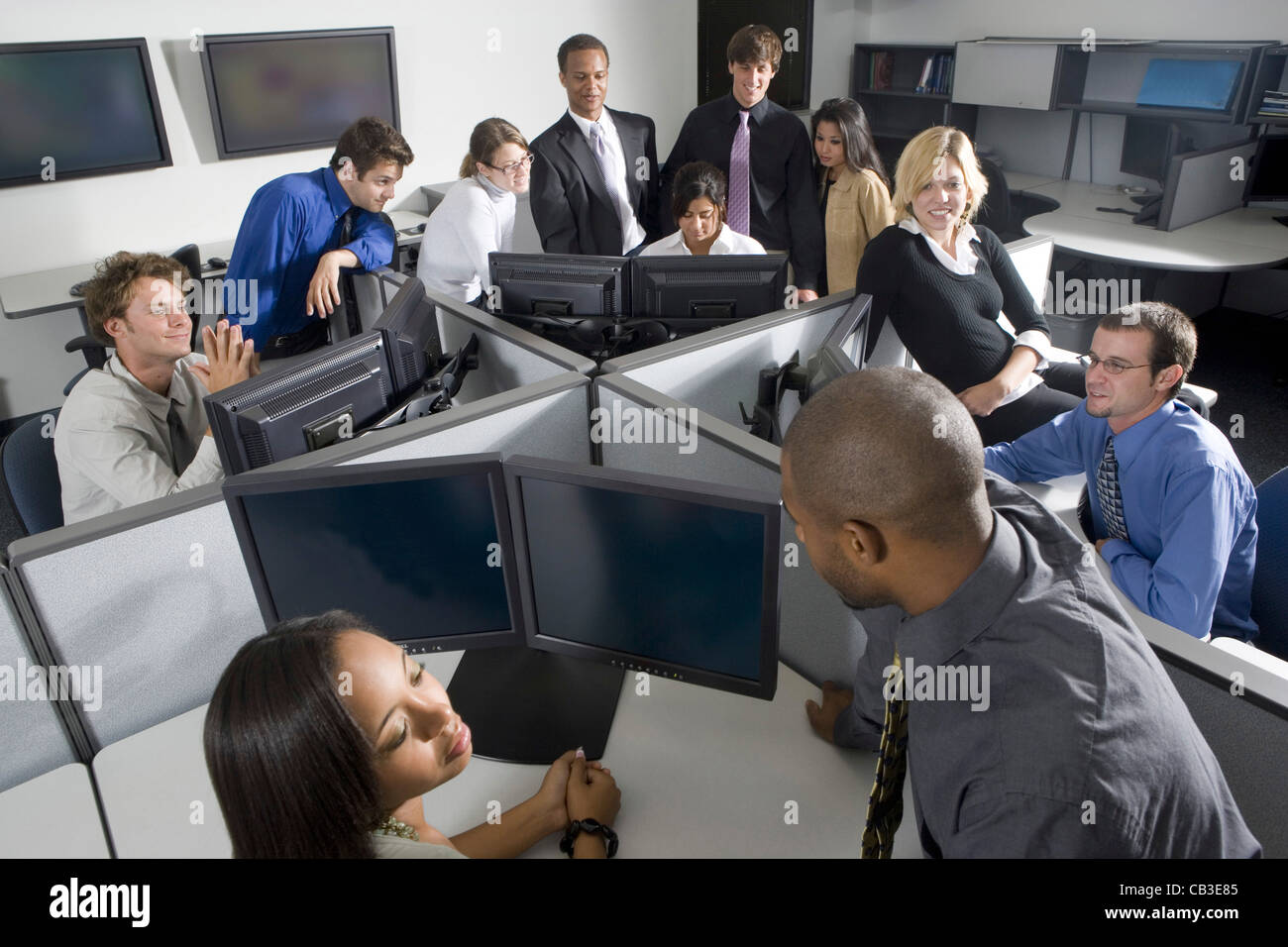 Office Workers Cubicles High Resolution Stock Photography and Images - Alamy
