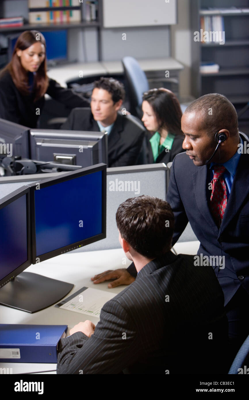 Busy Office Cubicles High Resolution Stock Photography and Images - Alamy