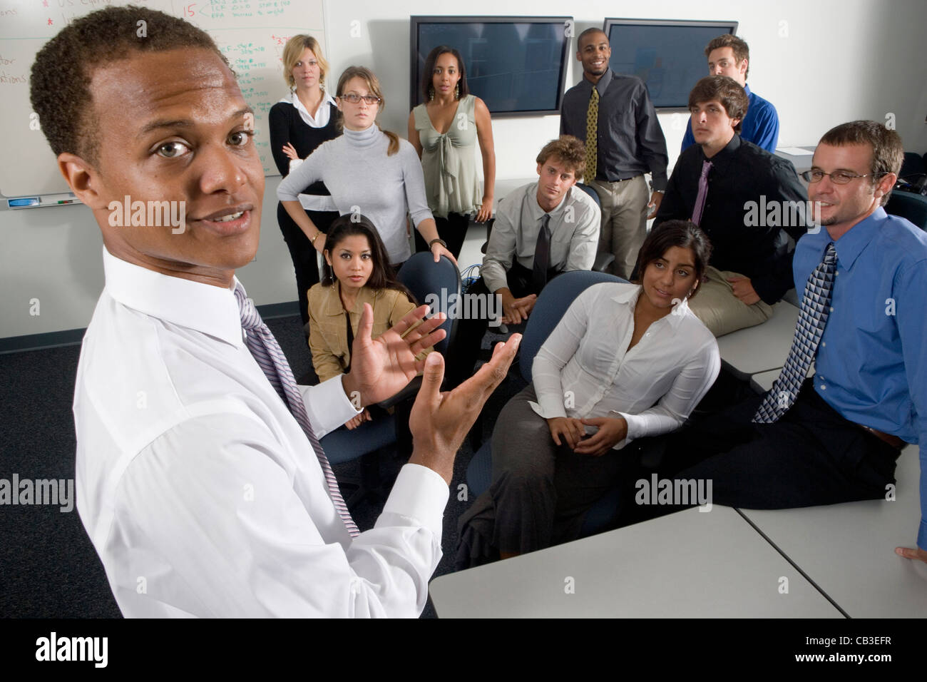 Large diverse group people gathered hi-res stock photography and images ...