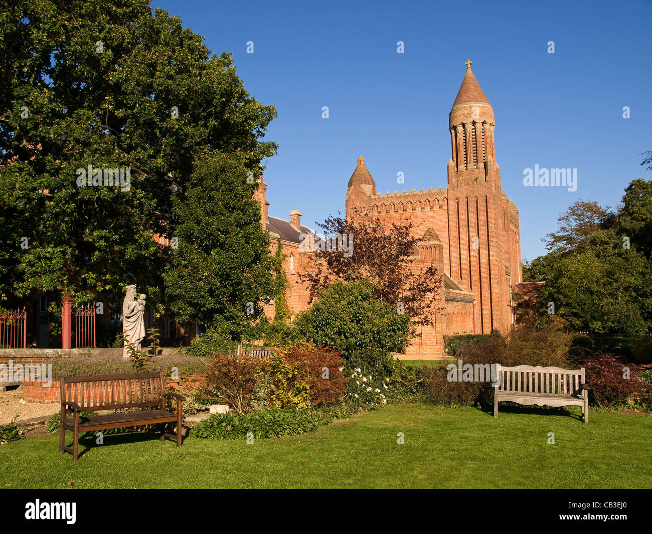 Quarr Abbey Isle of Wight England UK Stock Photo - Alamy