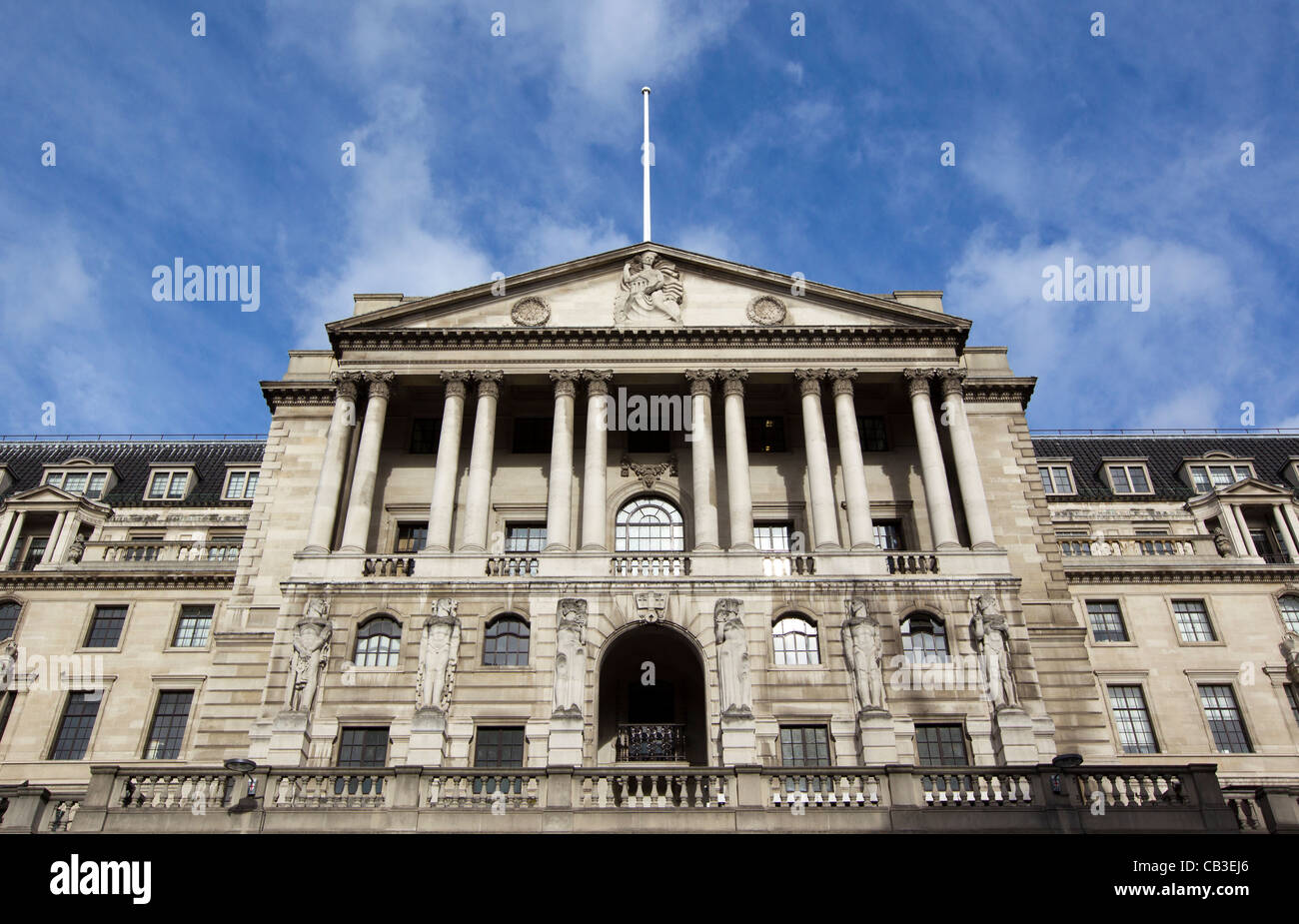A general view of the exterior of The Bank of England in London 2011 ...