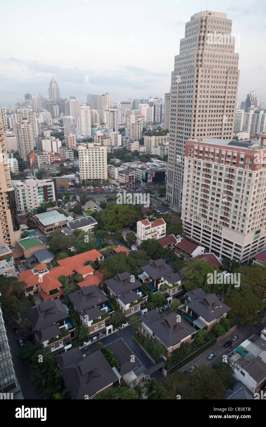 Thailand, Bangkok, Silom Area Skyline Stock Photo - Alamy