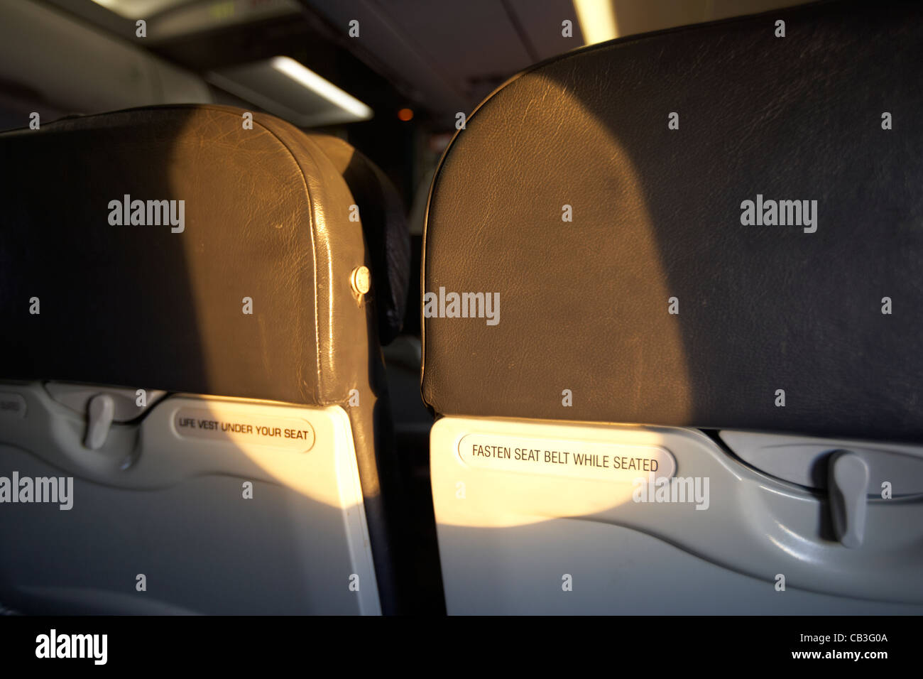 Aircraft seat belt hi-res stock photography and images - Alamy