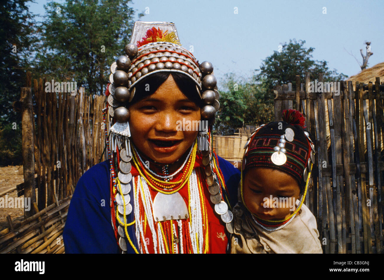 Akha baby hi-res stock photography and images - Alamy