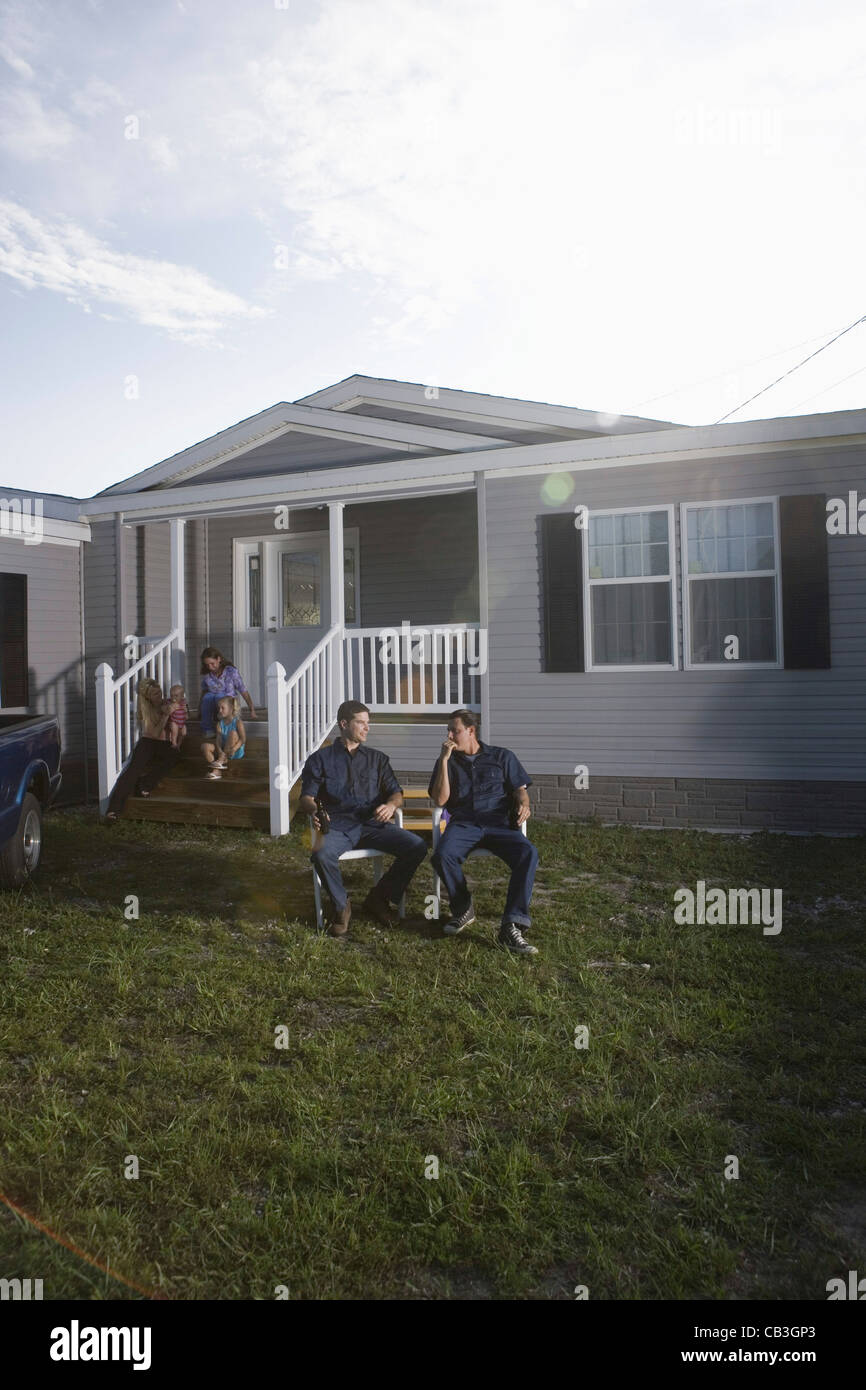 Neighbor talking stairs hi-res stock photography and images - Alamy