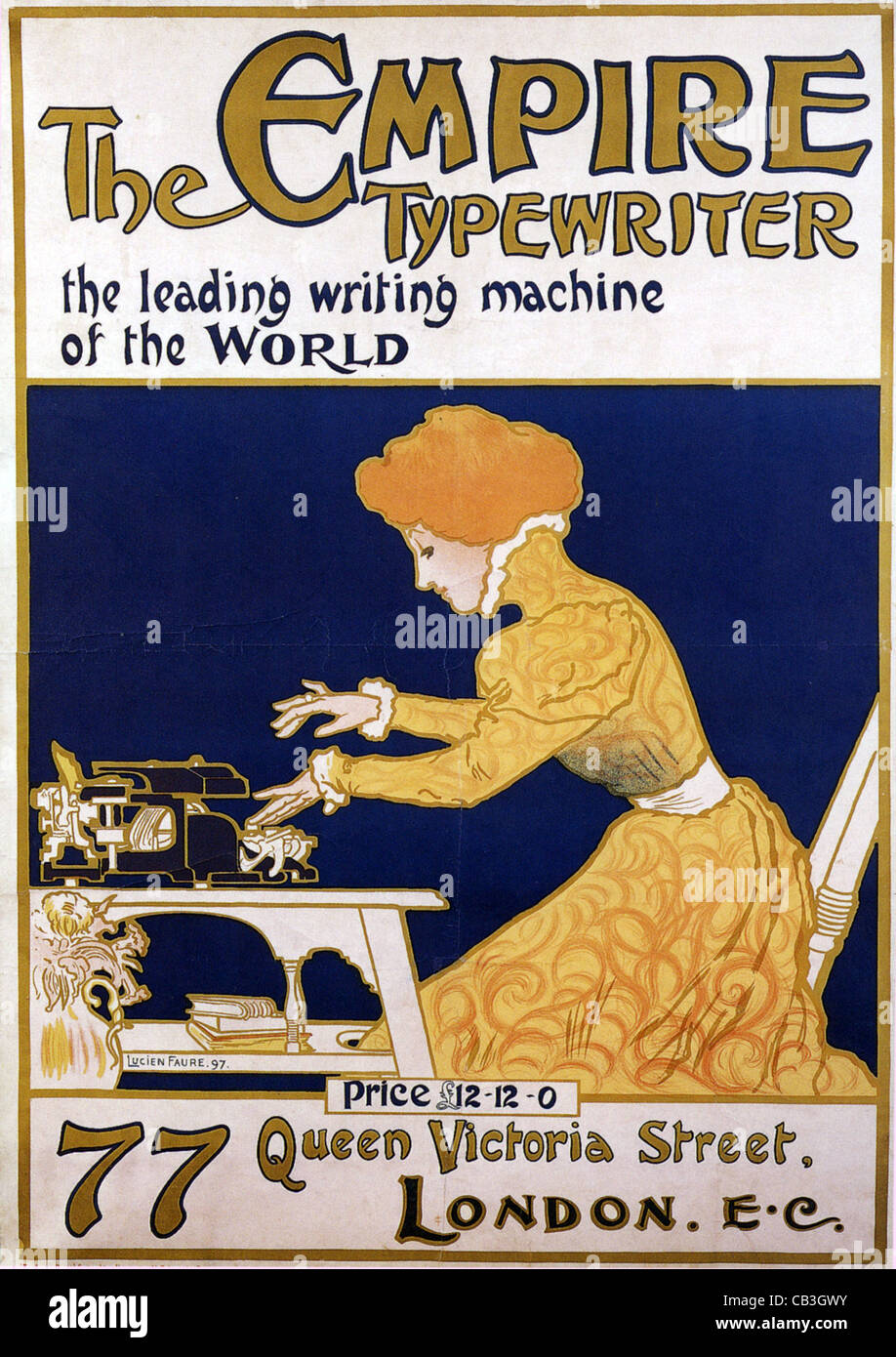 Victorian empire poster hi-res stock photography and images - Alamy