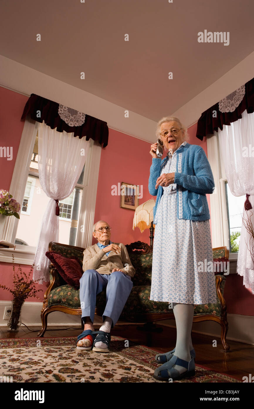 Grumpy senior couple hi-res stock photography and images - Alamy
