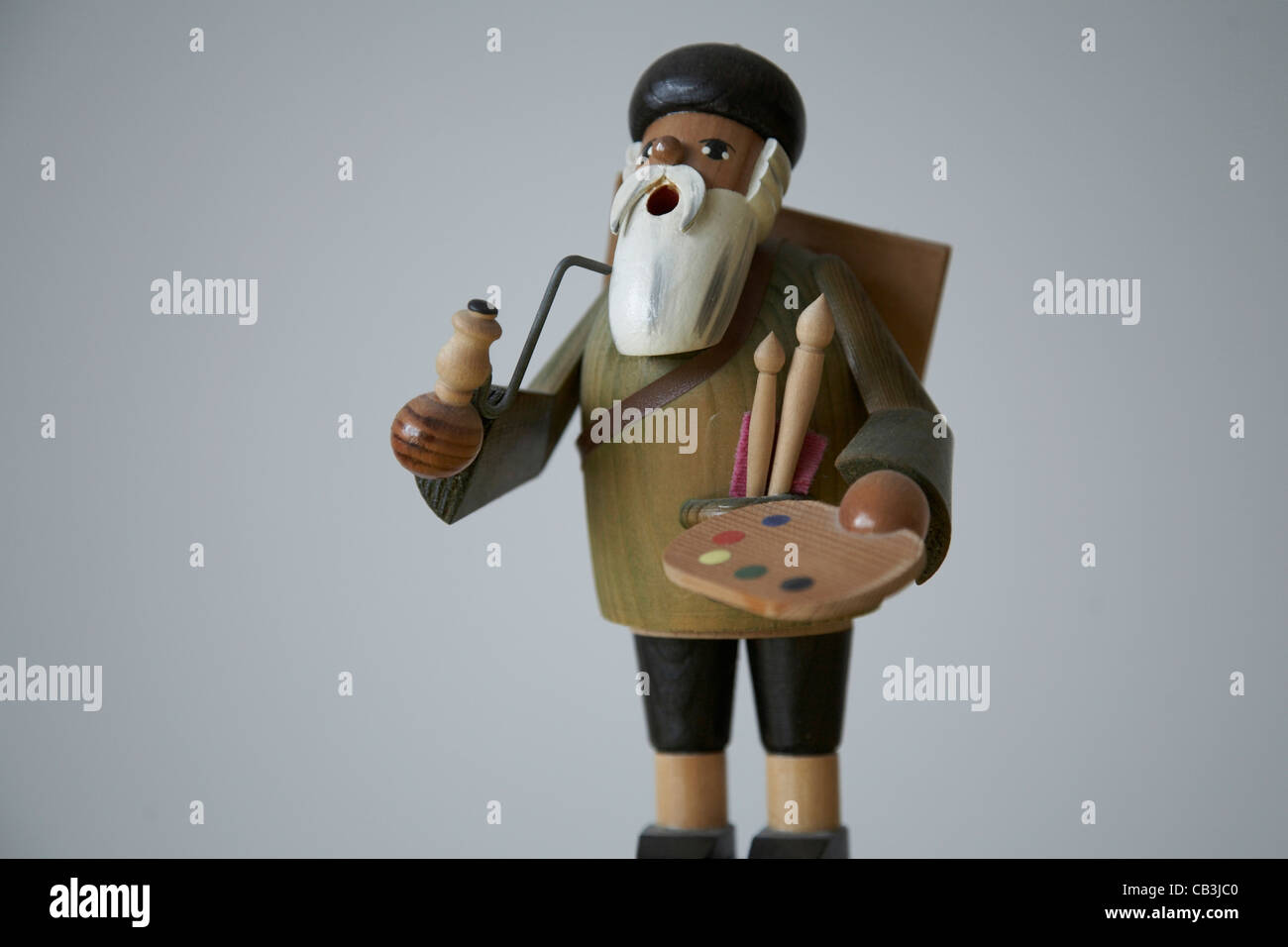 Wooden toy artist Stock Photo - Alamy