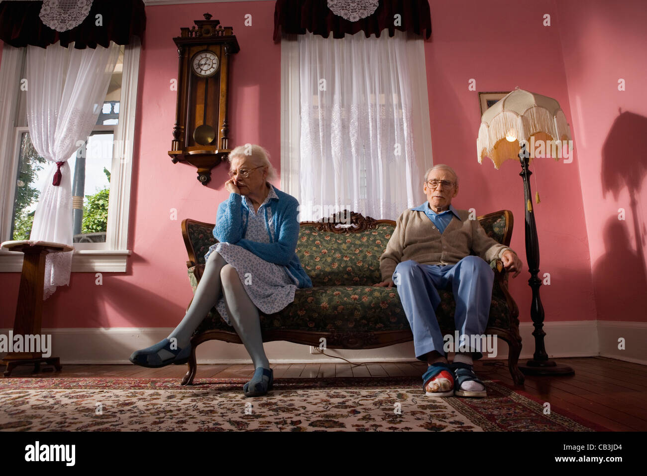 Opposite ends of sofa hi-res stock photography and images - Alamy