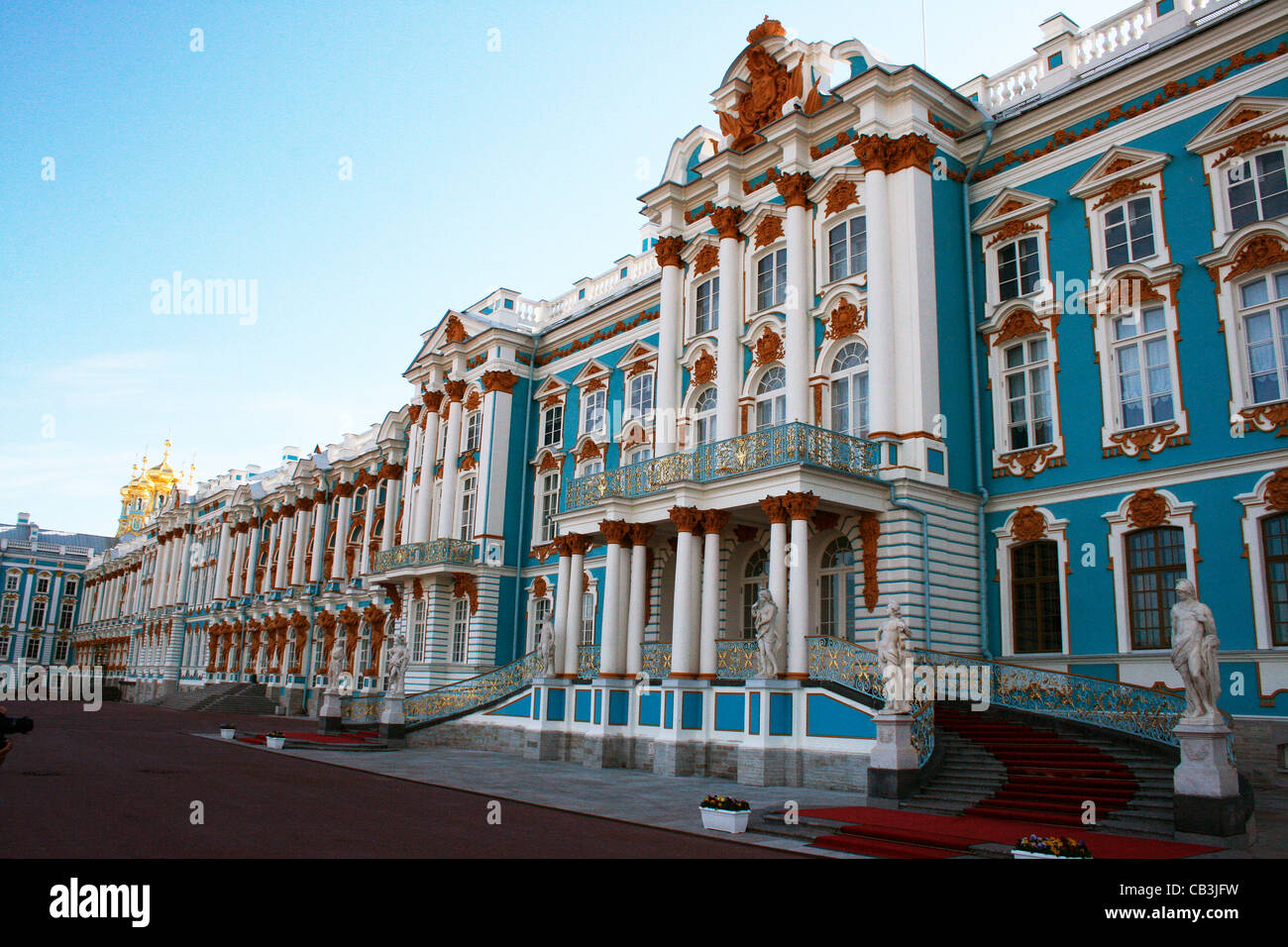 Russia, The Imperial Palace at Tsarskoe Selo Stock Photo - Alamy
